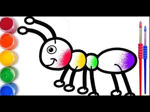 Bolalar uchun rasm chizish | How to draw simple paint for children ...