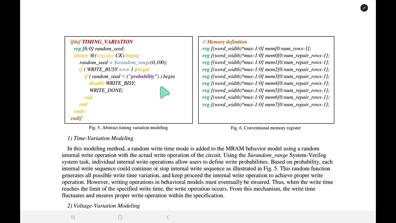 [DVCON2024] Variation-Aware Modeling Method for MRAM Behavior Model using System-Verilog - YouTube