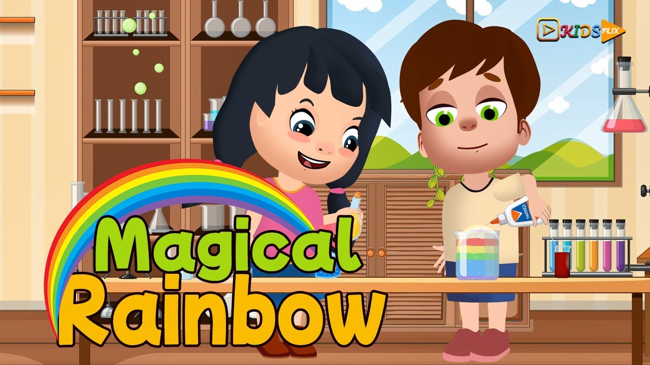 Episode 2: Science Experiment - Magical Rainbow! 🌈🔬 | KidFlix Club ...