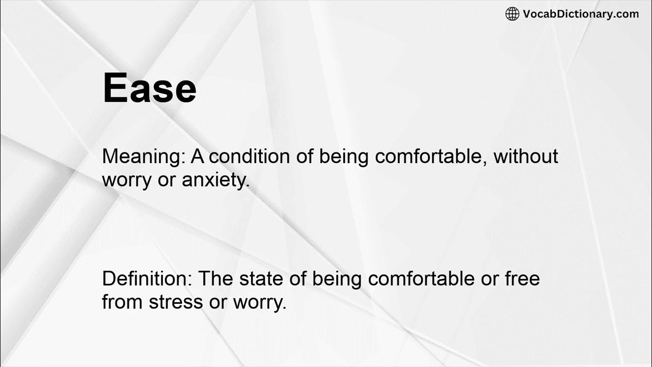 Ease Meaning YouTube ease-meaning-youtube