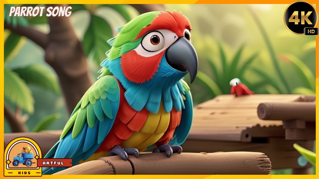 Parrot Song For Kids | Artful Animations - YouTube
