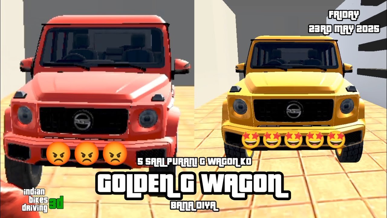 5 SAAL PURANI G WAGON KO GOLDEN G WAGON BANA DIYA|INDIAN BIKES DRIVING ...