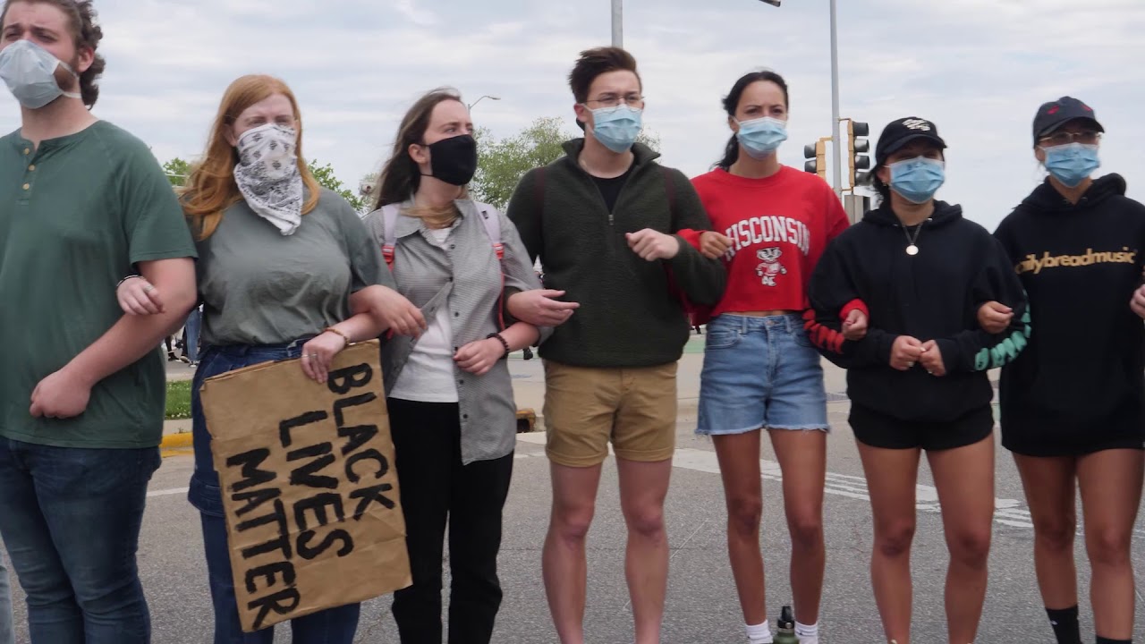 Black Lives Matter (all day protest) Madison, WI 6/1/20 - YouTube