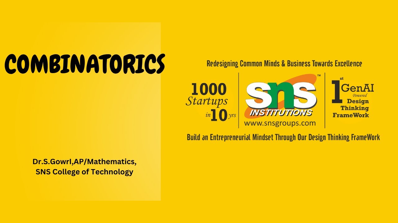 Permutations and combinations | Discrete Mathematics | SNS Institutions - YouTube