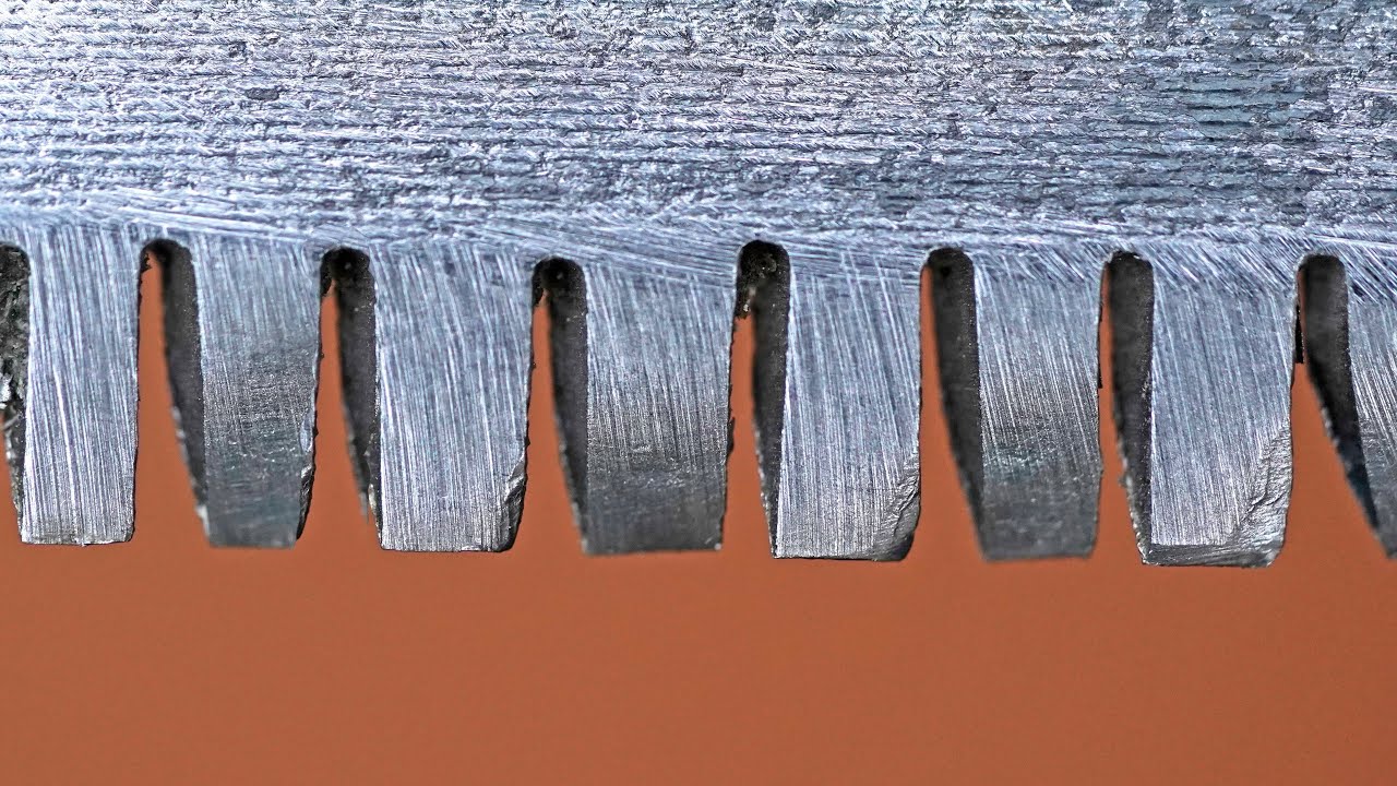 Make a Saw Teeth at Home - YouTube