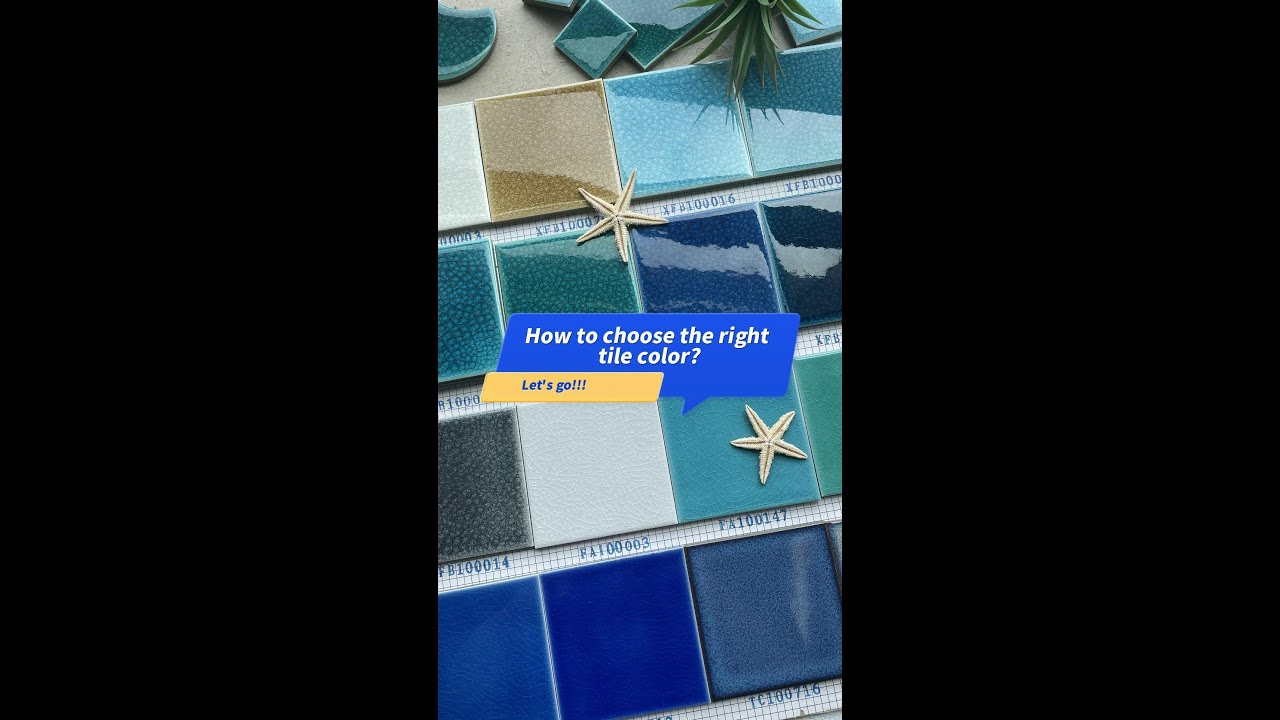 How to choose the right crackle pool tile color? - YouTube