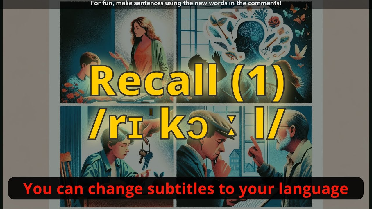 Recall meaning (1) with 5 examples - YouTube