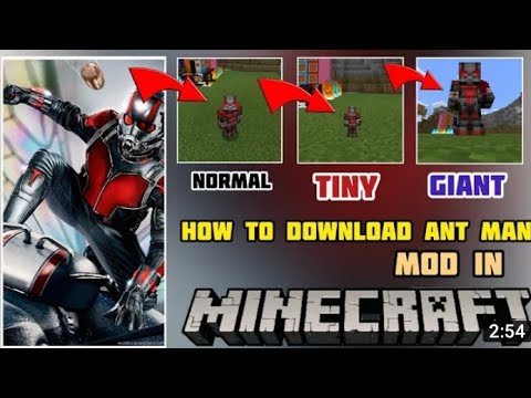 Minecraft: Ant man mod