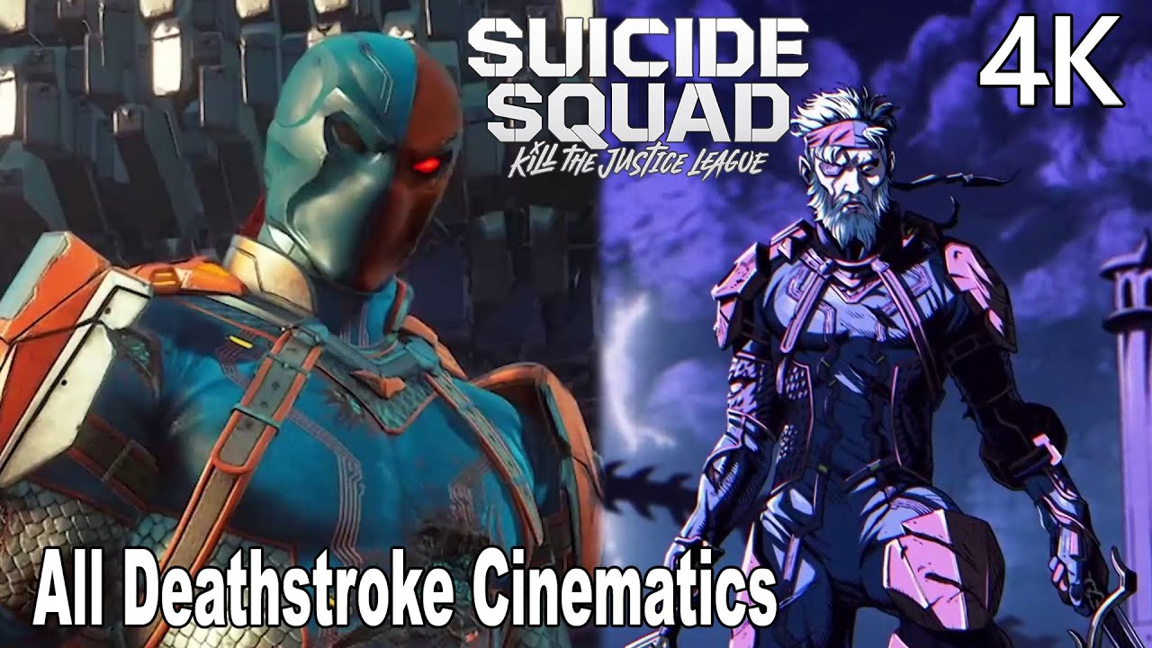 All Deathstroke Cutscenes Suicide Squad Kill The Justice League 4K ...