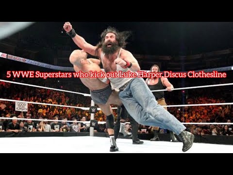 WWE Superstars who kick out Luke Harper Discus Clothesline - YouTube