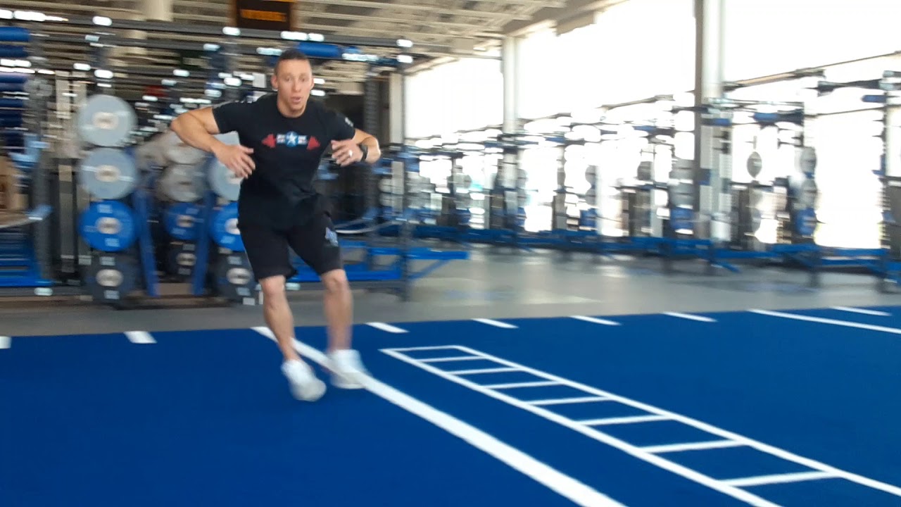 Lateral Shuffle- #5 Shuffle 2 Forward 1 Backward - YouTube