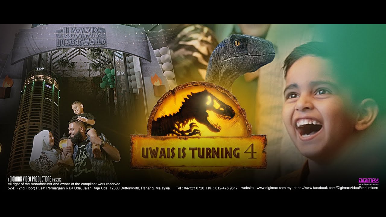 Uwais Dinosaur Birthday Theme | The Sky Rooftop Glass House M Summit191 ...