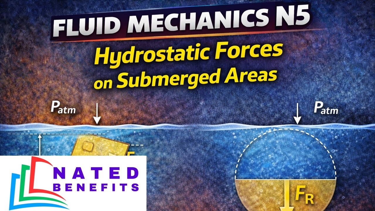 FLUID MECHANICS N5 - HYDROSTATIC FORCES ON SUBMERGED AREAS (PREVIEW ...