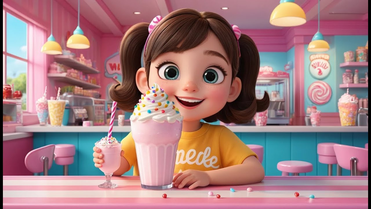 Mix-a-Milkshake, Yum Yum Yum! | Fun Nursery Rhyme for Kids | Sing-Along ...