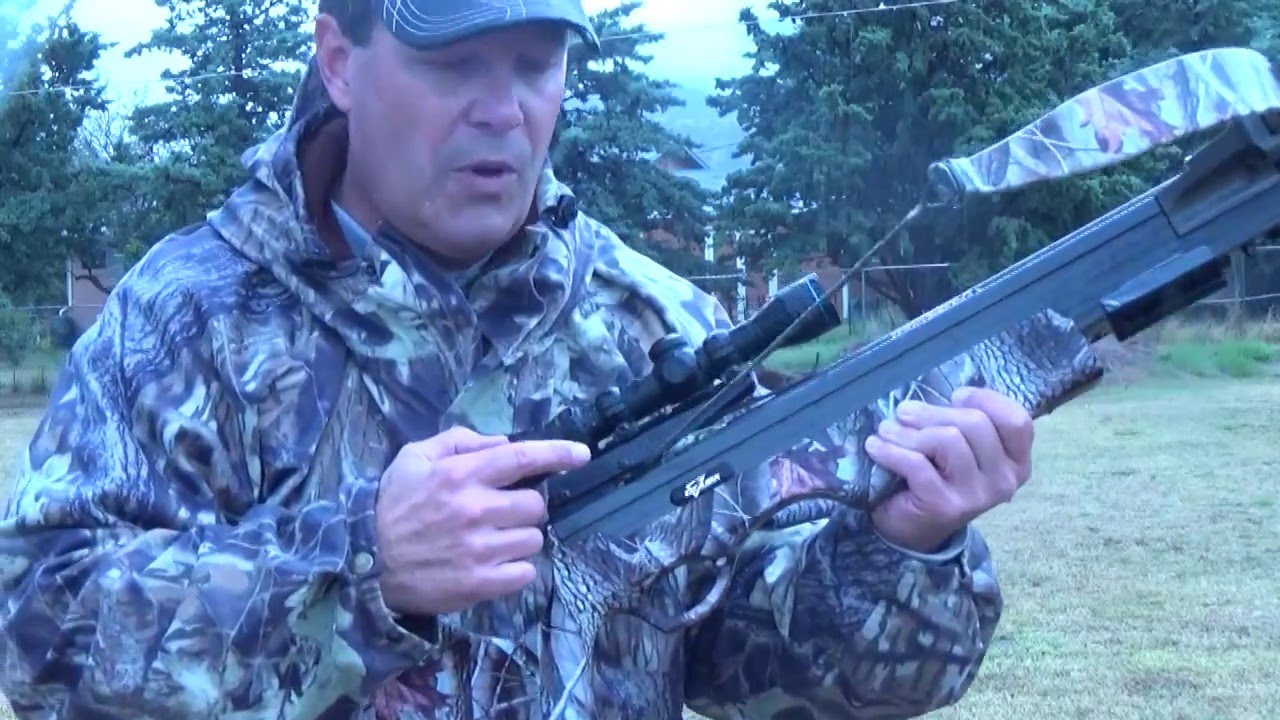Crossbow Shooting Feathers in the Rain - YouTube