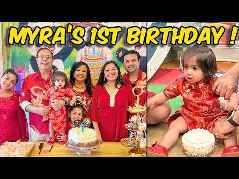 Baby Myra Ki 1st Birthday Prep Ka Hungama 😅 Full Party Menu! Gift Mein Kya Mila?! 🎁 Daily VLOG 80