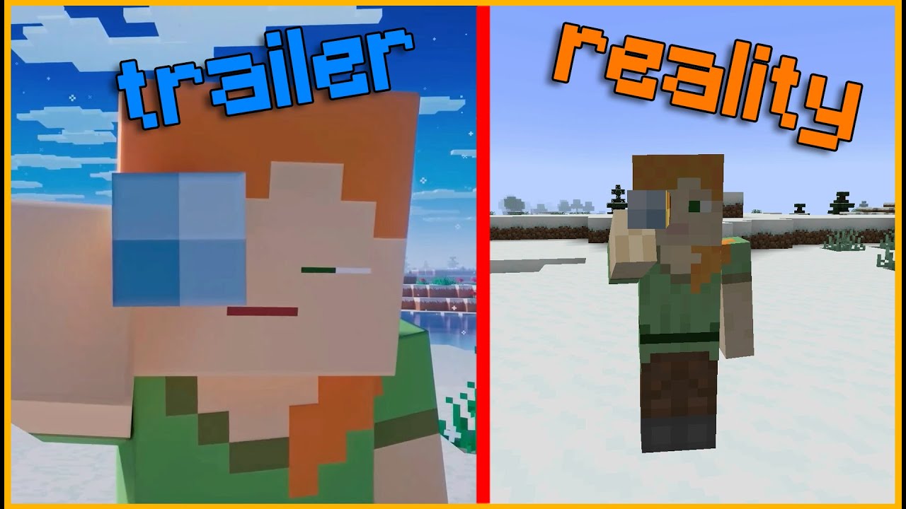 MINECRAFT 1.17 TRAILER VS REALITY - YouTube