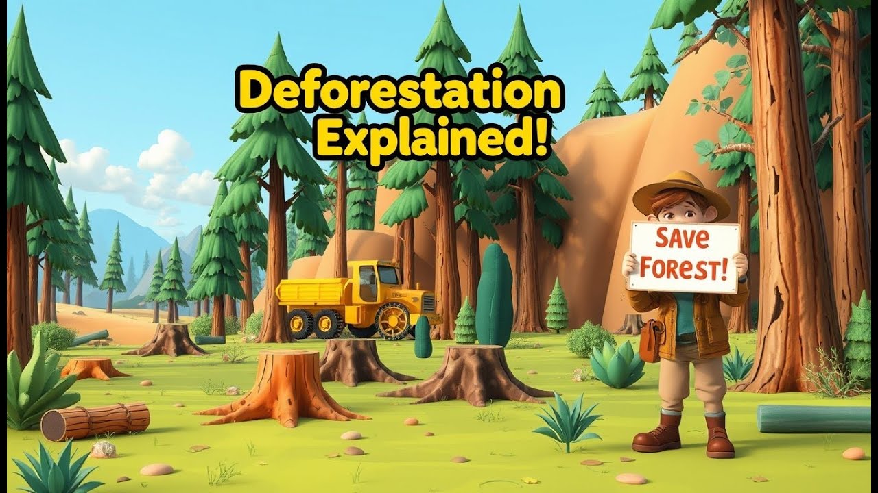 Deforestation Explained for Kids | Learn Why Trees Matter & How to Help! - YouTube