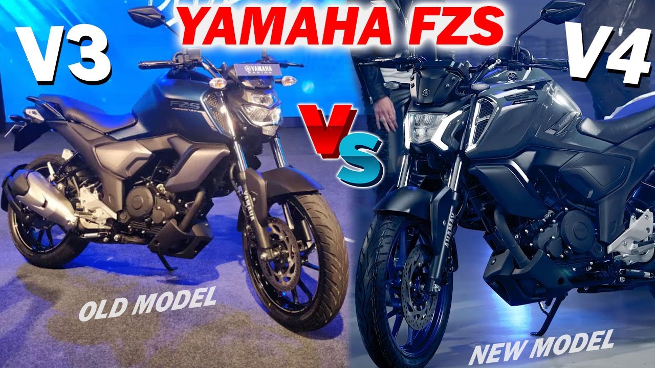 2023 Yamaha FZS V3 VS Yamaha FZS V4 || Comparison🔥fzs v3 vs fzs v4 ...