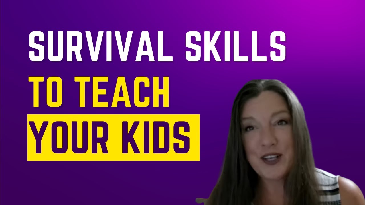 TEACH YOUR KIDS SURVIVAL SKILLS BEFORE SHTF! - YouTube