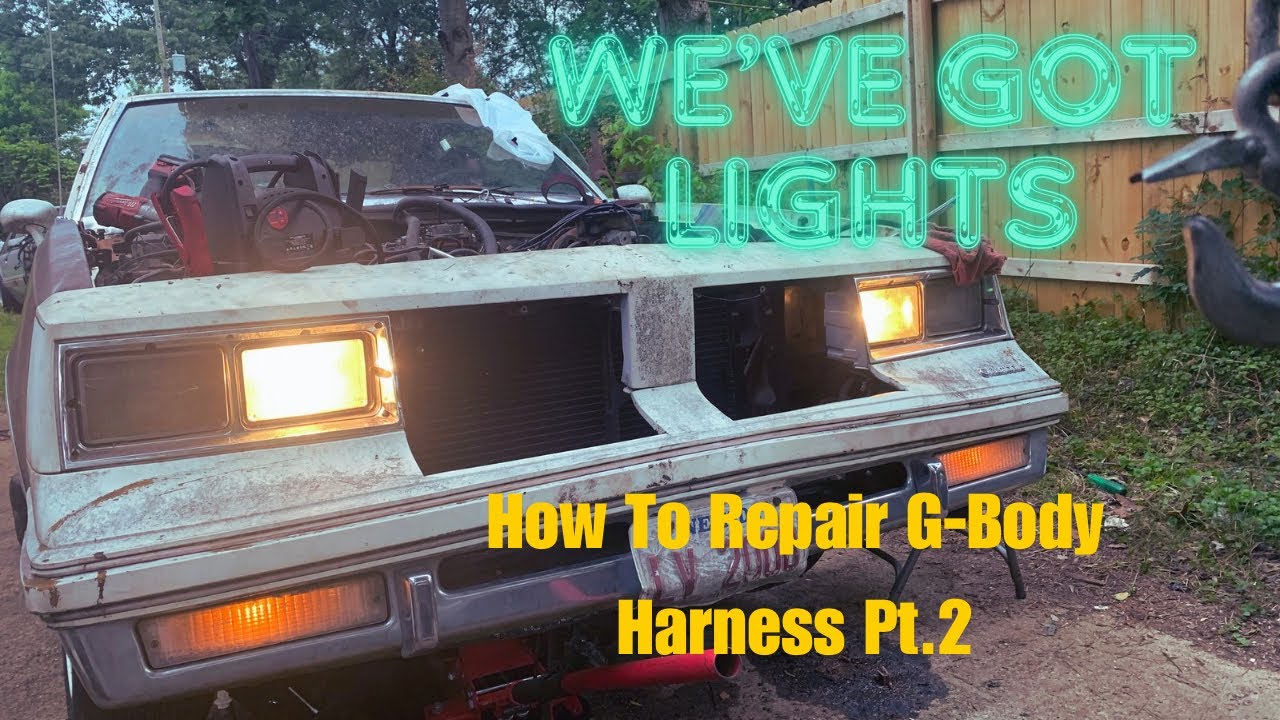 REPAIRING G-BODY HARNESS ON A 1984 OLDSMOBILE CUTLASS PT 2 - YouTube