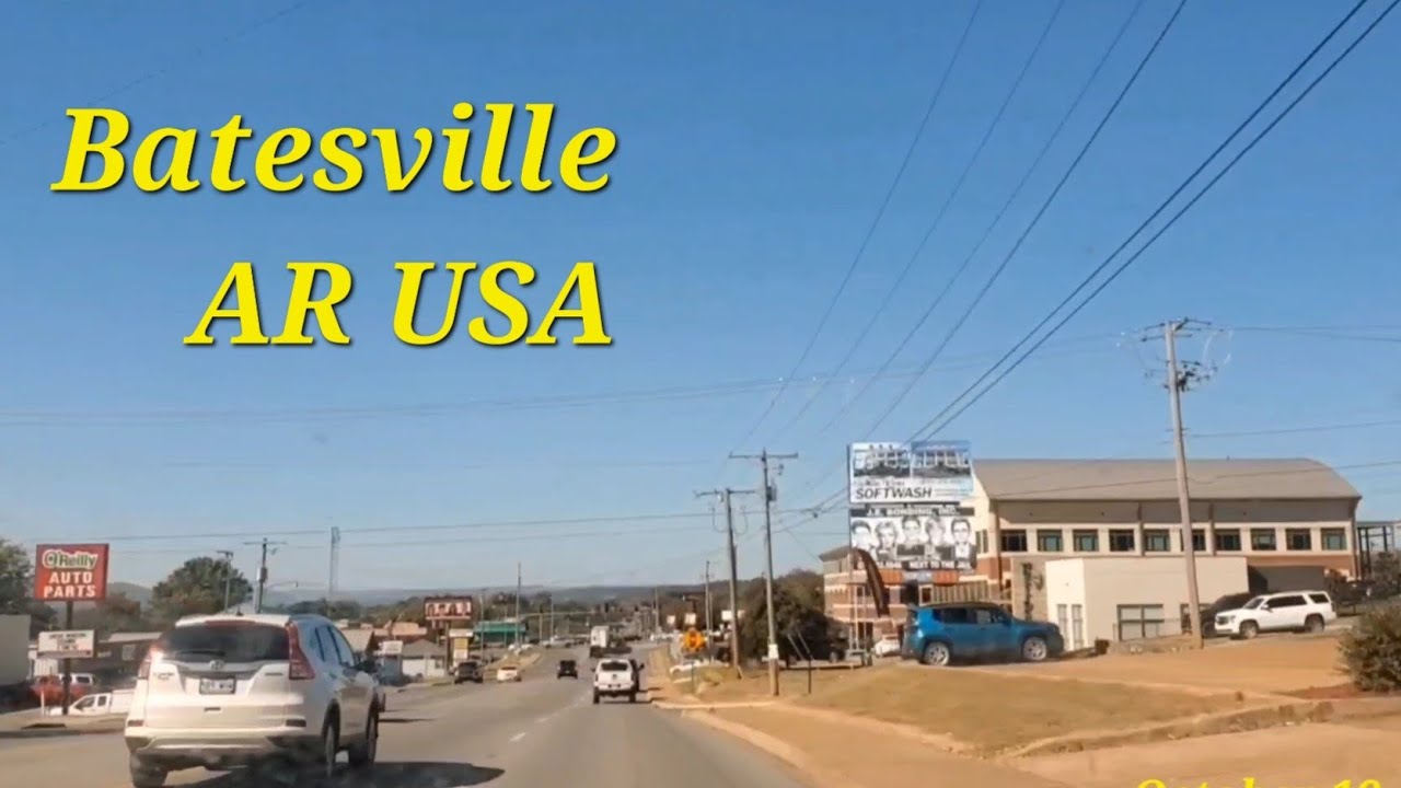 Driving City of Batesville, AR, USA "PhilAm Country Living". - YouTube