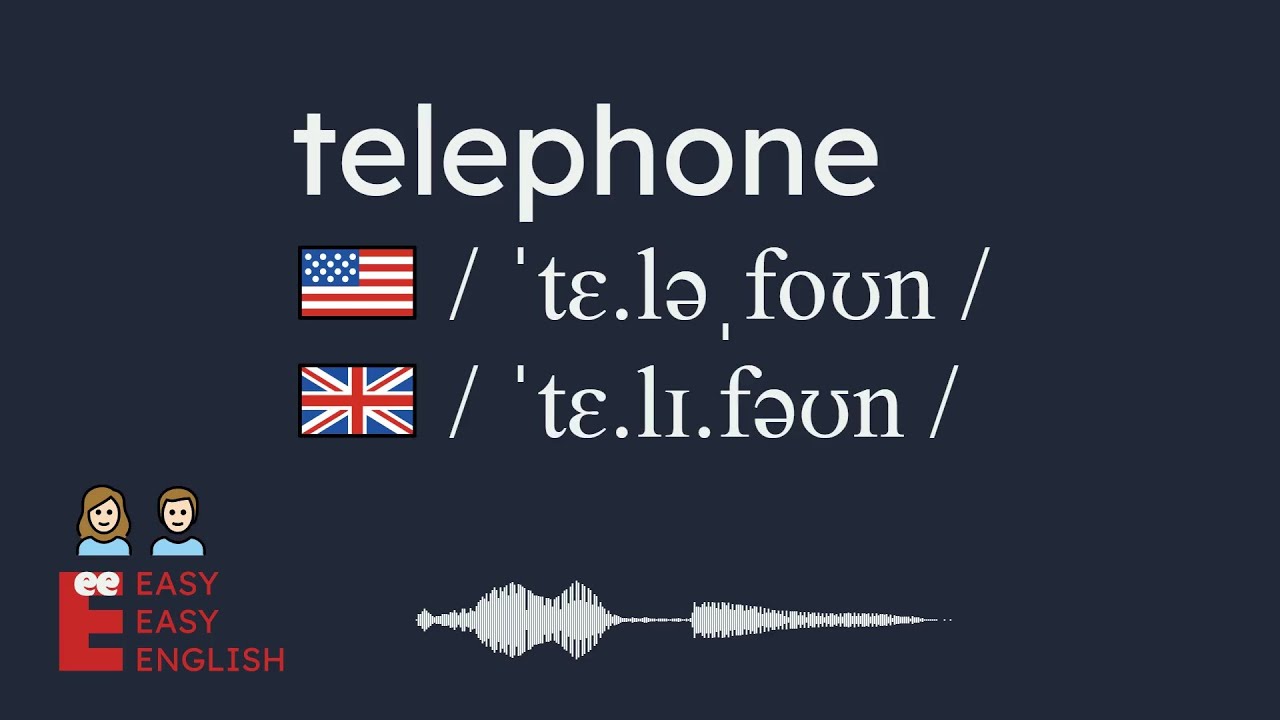 How to pronounce telephone? US English UK English IPA Audio Waveform 👩👨 ...