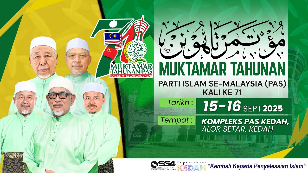 ((Siaran Langsung)) MUKTAMAR TAHUNAN PARTI ISLAM SEMALAYSIA (PAS) KALI ...