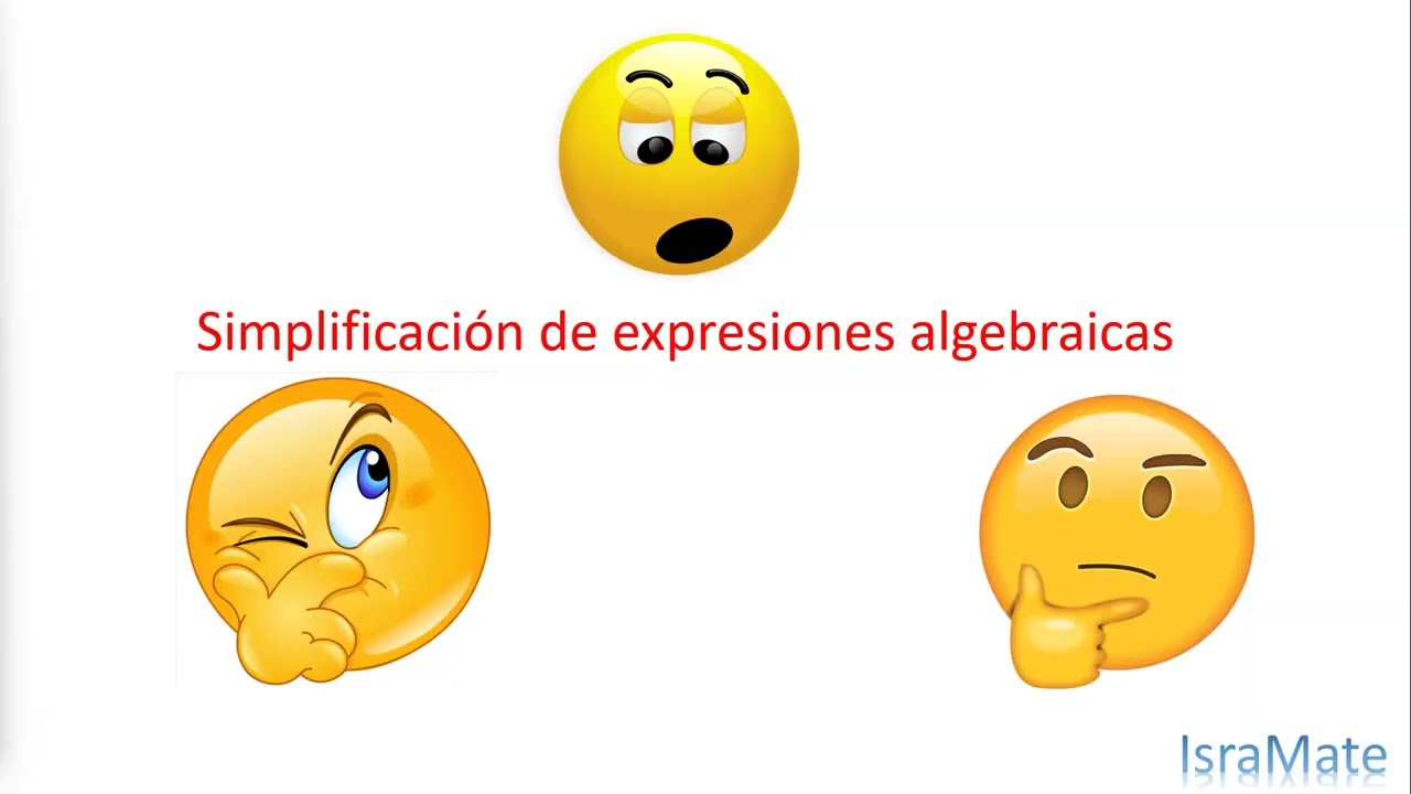 Simplificación de expresiones algebraicas. Parte 1 - YouTube