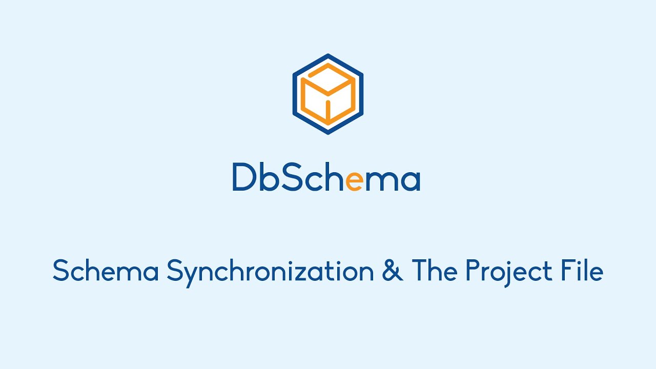 Schema Synchronization & The Project File - YouTube
