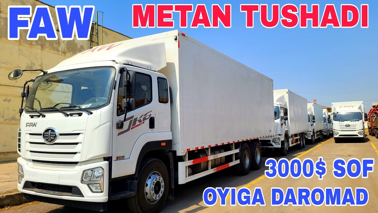 Faw Va Shacman Yuk Moshinalar Yangi Partiya Keldi Toshkent Sergelida ...
