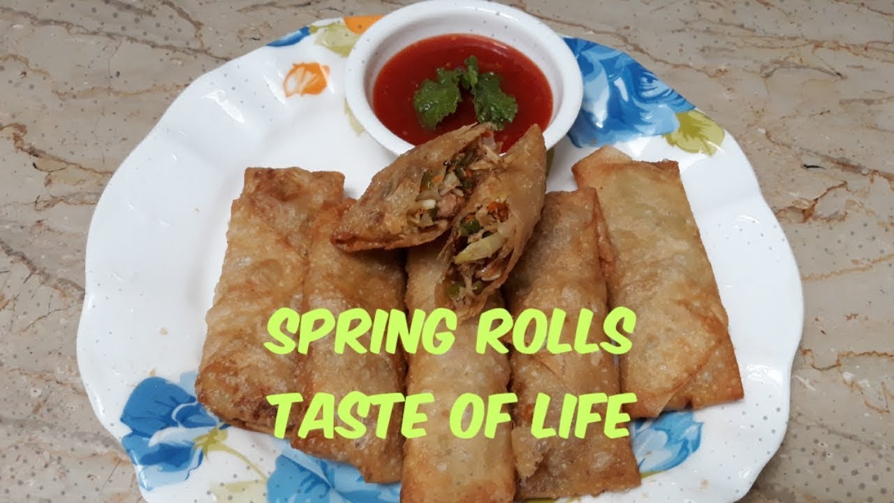 Spring Rolls Recipe | Ramadan Special Recipe | Taste of Life - YouTube