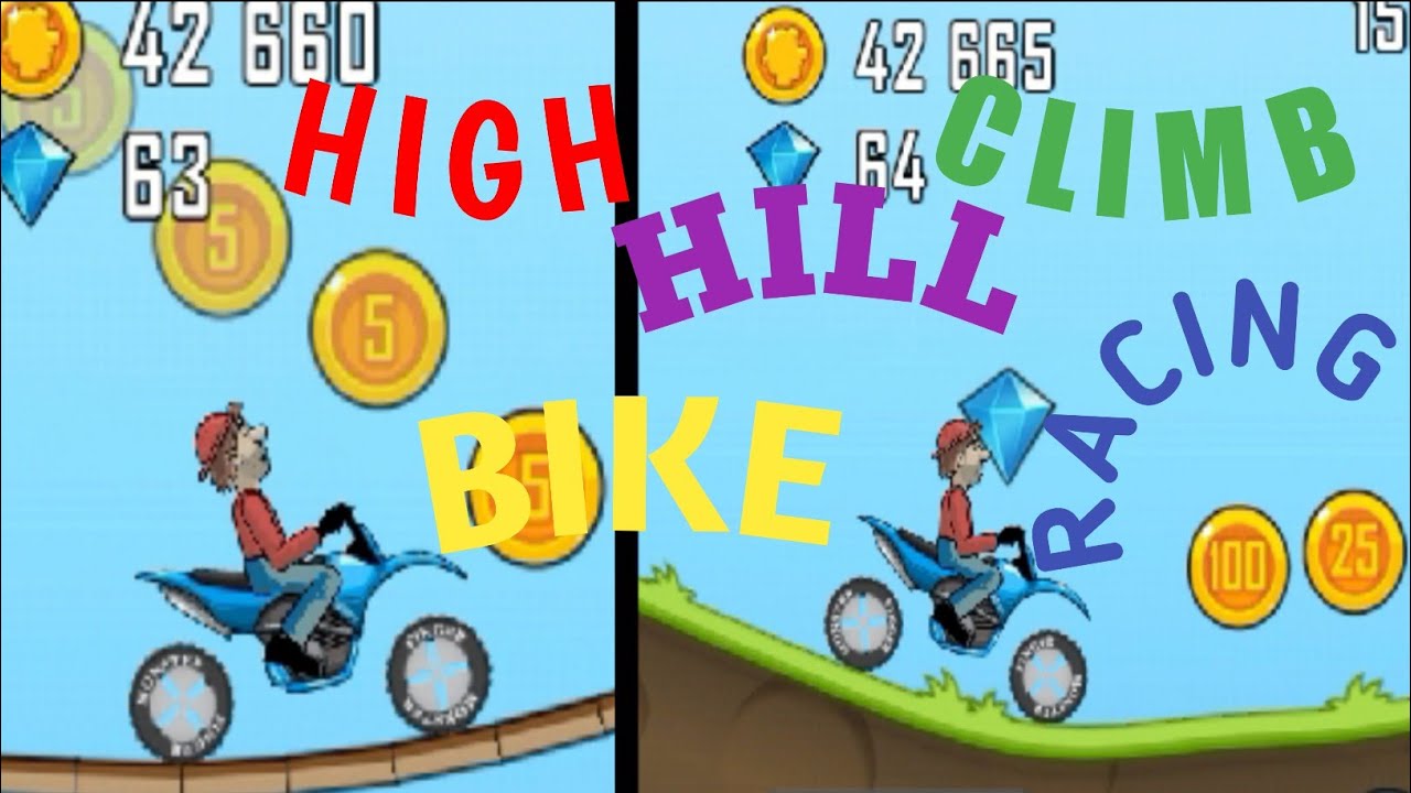 High Hill Climb Bike Racing game @ - YouTube