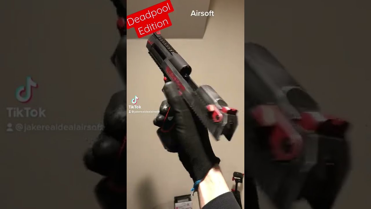Deadpool Edition Desert Eagle Airsoft Replica - YouTube