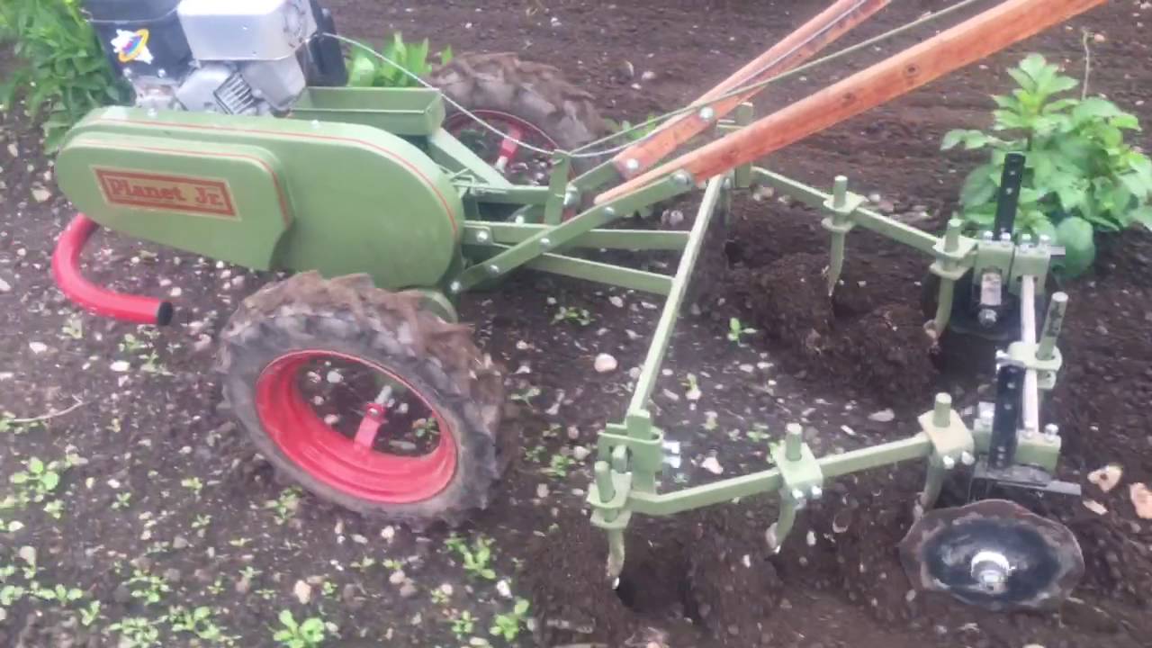 Planet Jr BP-1 with 48" B-12 cultivator - YouTube