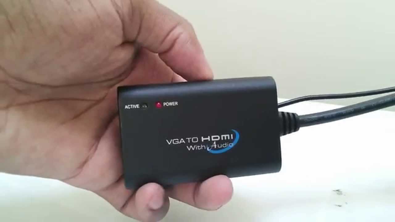 [UNBOXING] SYBA IO Crest Portable VGA to HDMI Converter with Audio ...