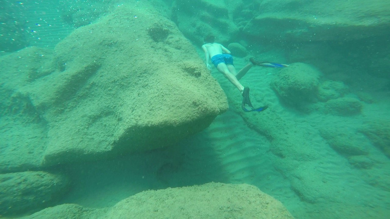 Snorkeling in Matala, Crete, Aug 30 2016 - YouTube