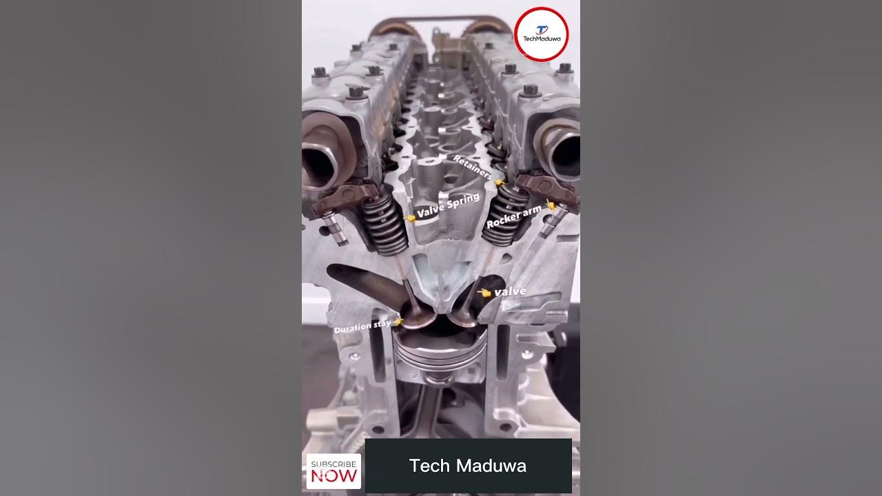 4 Stroke Engine Mechanism | Tech Maduwa - YouTube