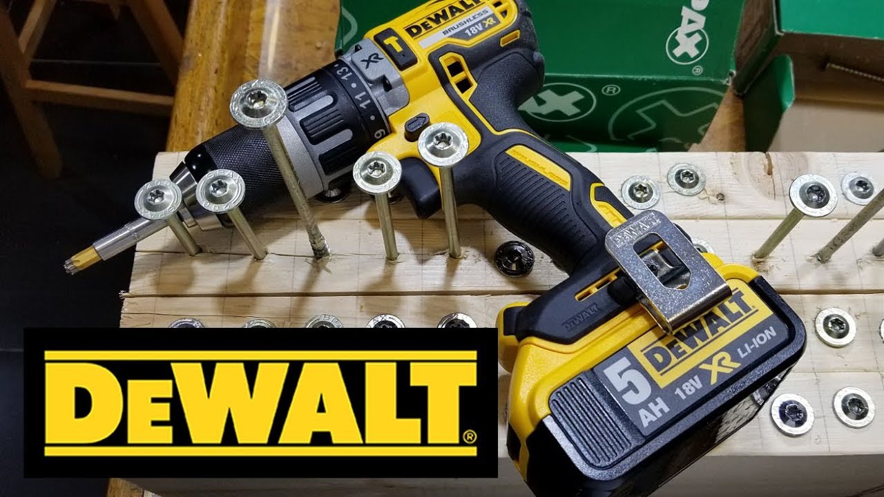 DRILL DRIVE TEST DeWalt DCD796 season 2 - YouTube