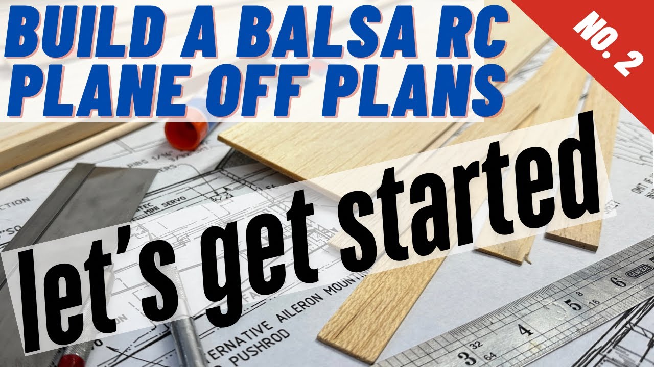 How to Build a Balsa RC Plane Off Plans: No. 2 Cutting Fuselage Sides ...