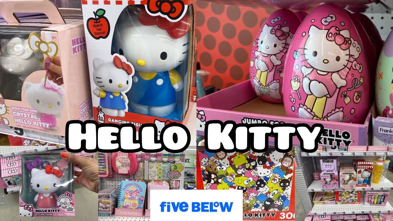 FIVE BELOW || ️ Hello Kitty ️Hello Kitty Lovers! - YouTube