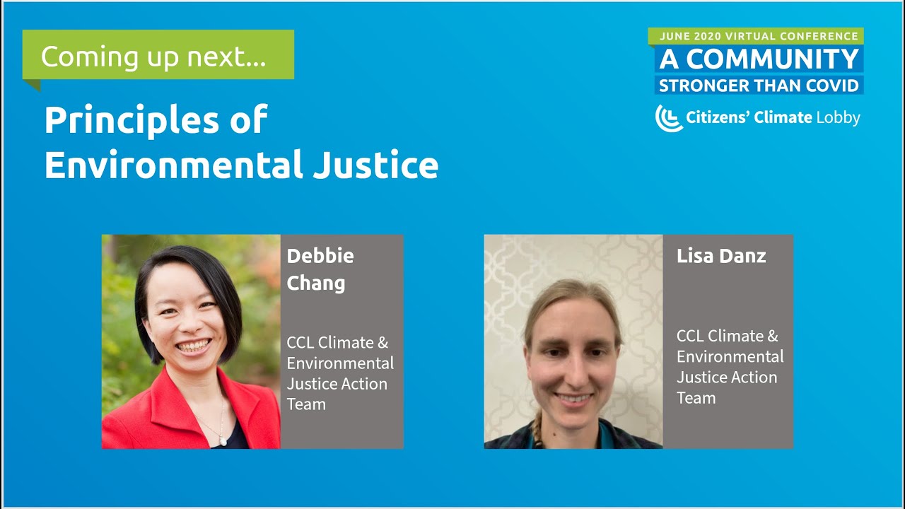 #CCL2020 June Conference: Principles of Environmental Justice - YouTube