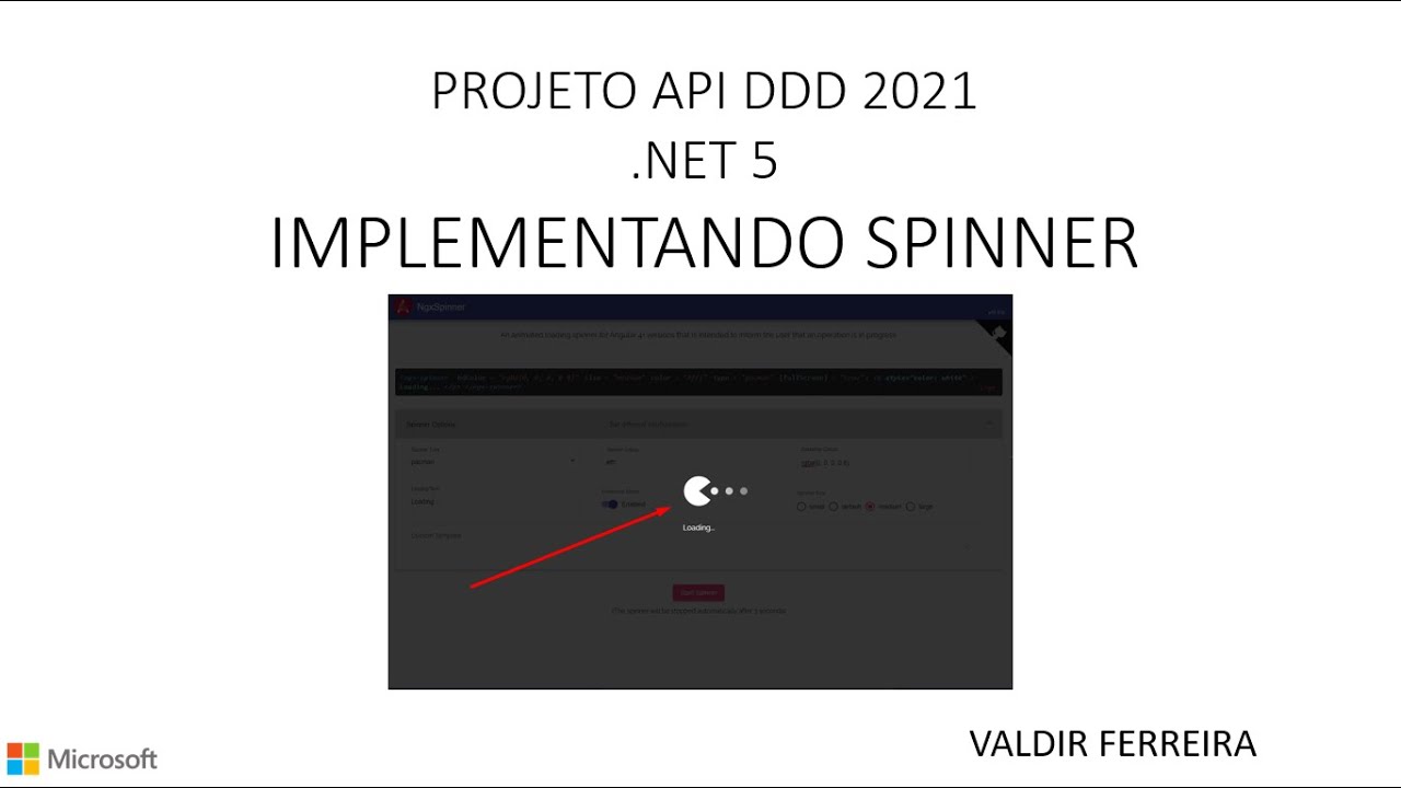 FINAL DO PROJETO - AULA 19 ***INCLUIMOS O "SPINNER" ANGULAR *** NO PROJETO FRONT-END DDD 2021 ...