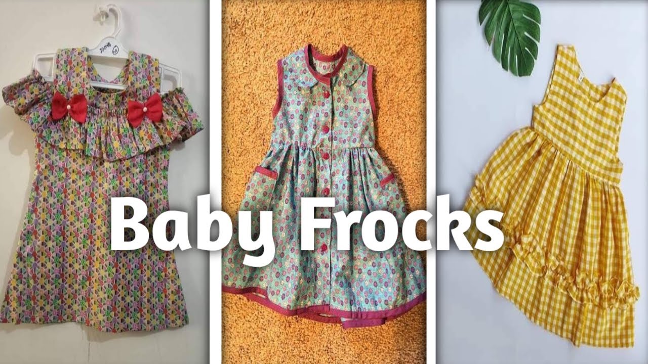 Handmade Baby Girls Frock Design Ideas I Sharifa Fashion - YouTube