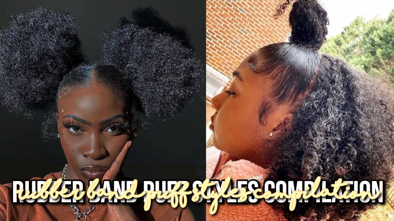 CUTE RUBBER BAND PUFF STYLES COMPiLATiON 🥳!! | POPPiN BEAUTY - YouTube
