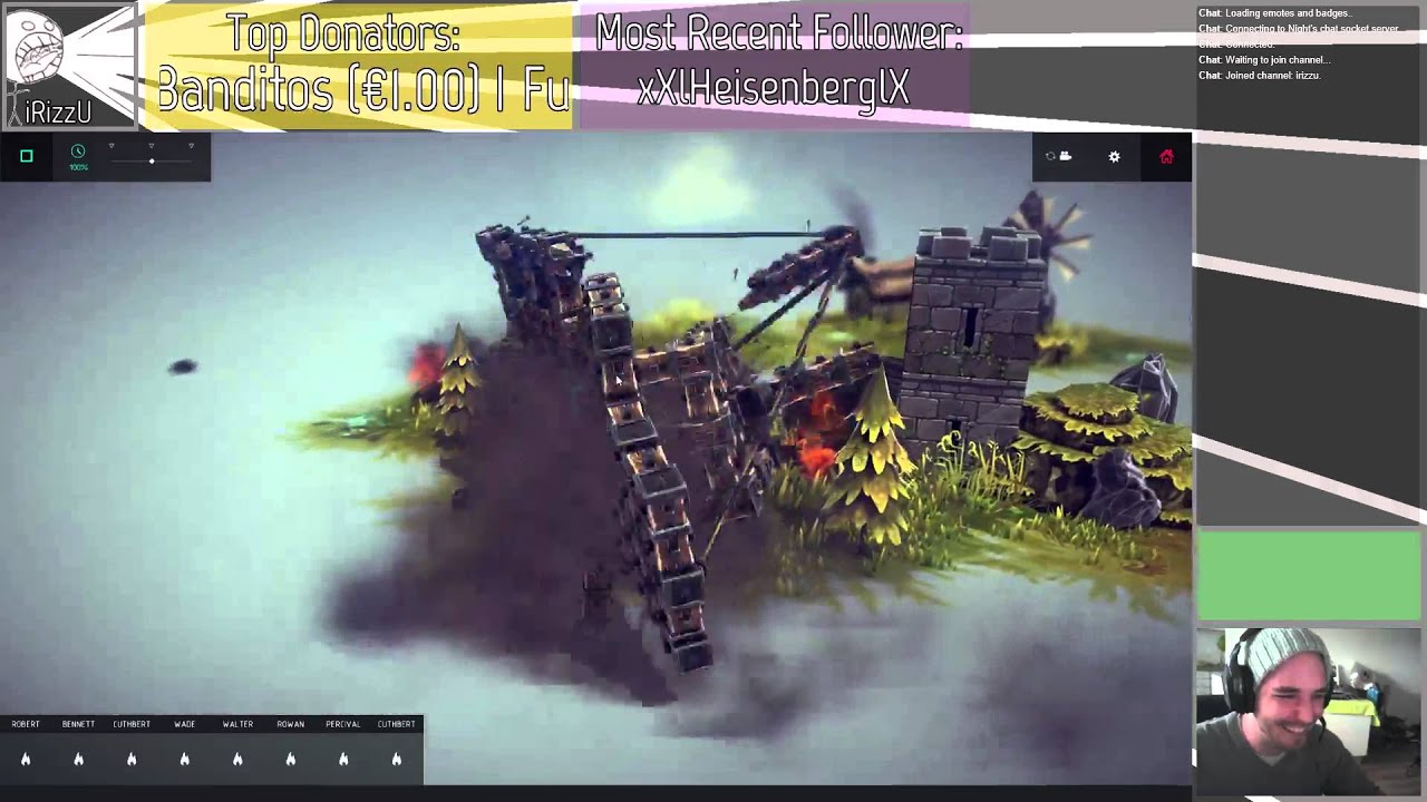 [Besiege] Building a catapult is a difficult task - YouTube