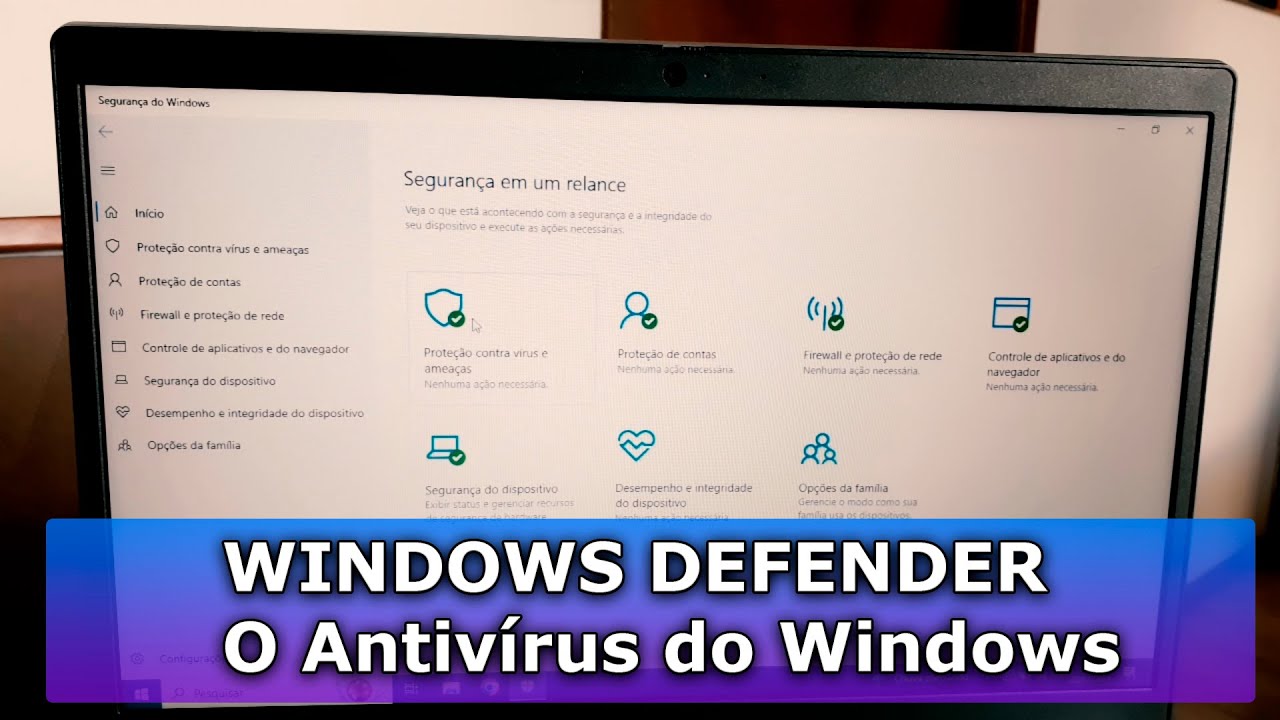 Saiba como utilizar o Windows Defender | O antivírus do Windows - YouTube