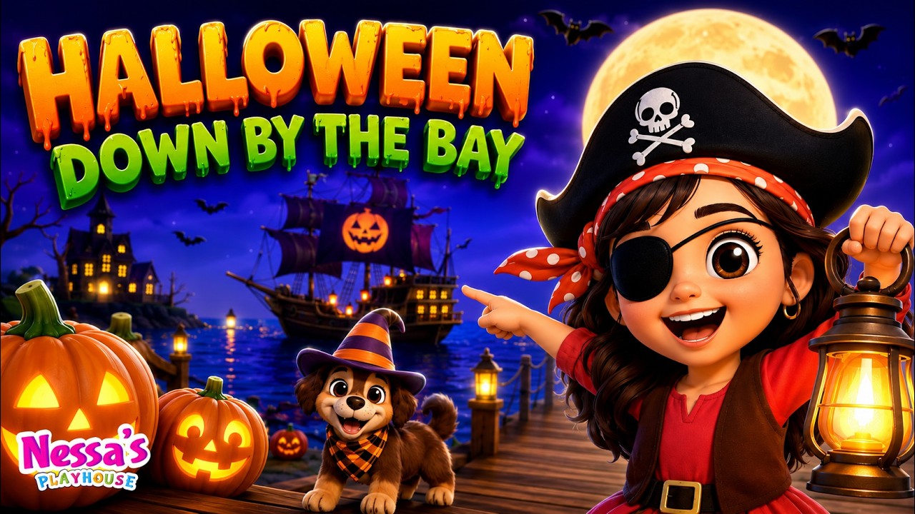 Halloween Down by the Bay | Halloween Action Songs for Kids - YouTube