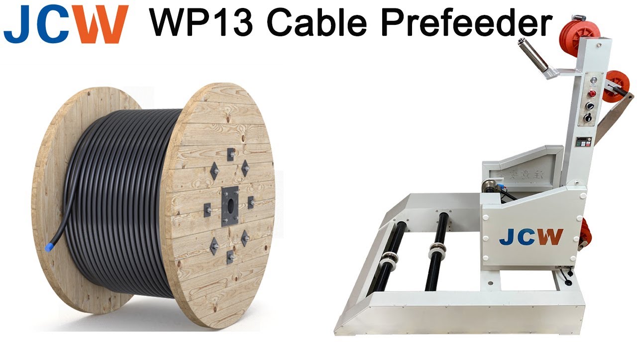 JCW-WP13 Cable prefeeder丨Wire Prefeeding Machine丨Cable reel dereeler丨 ...