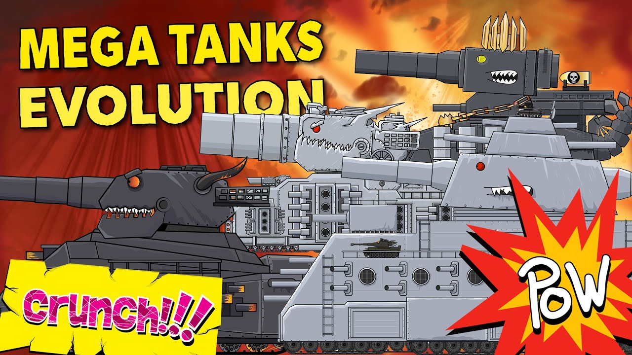 Evolution of the Mega Tanks Part 1 - Cartoons about tanks - YouTube